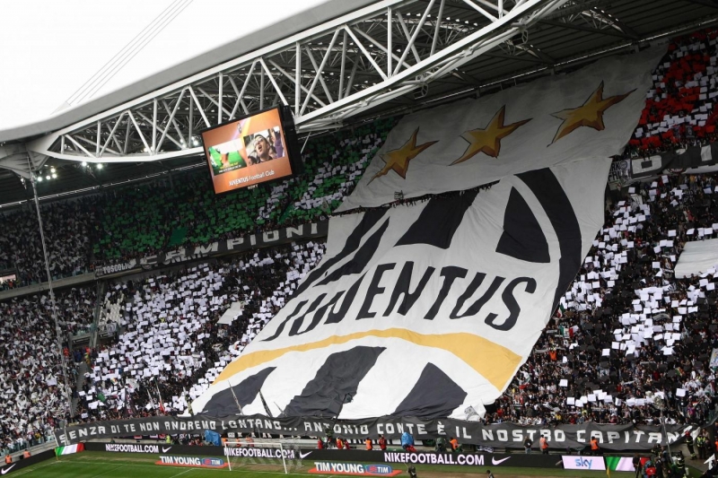 Juve Atalanta E La Cerimonia Di Premiazione Dei Campioni Ditalia