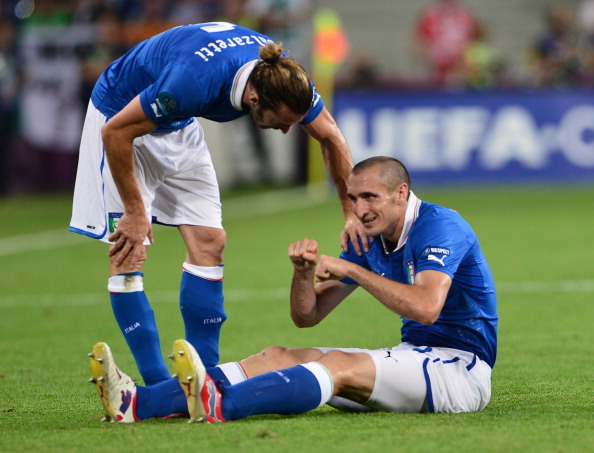 Infortunio per Chiellini: stiramento ed Europeo quasi finito