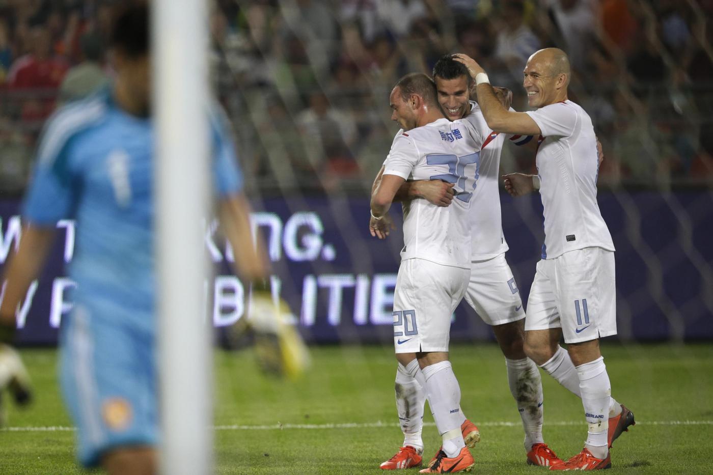 Brasile 2014, Van Gaal: Robben, Sneijder e Van Persie nel tridente dell'Olanda