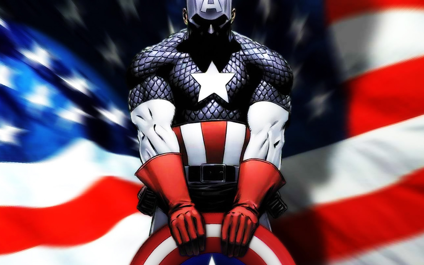 Capitan America film: foto di Chris Evans sul set