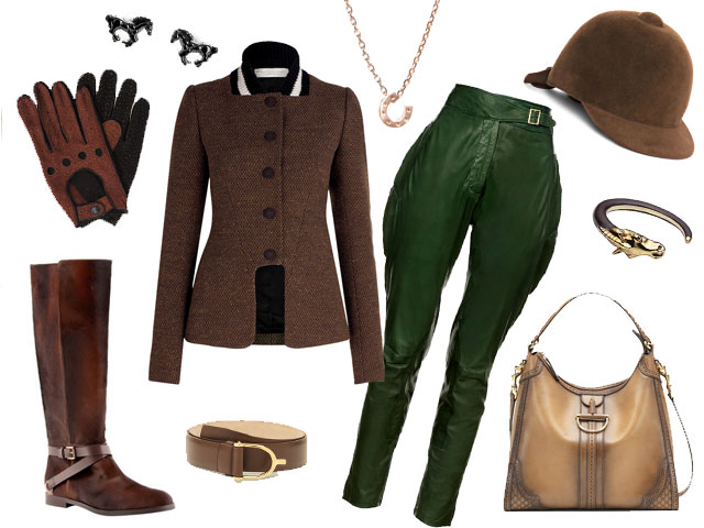Va in scena lo stile da cavallerizza