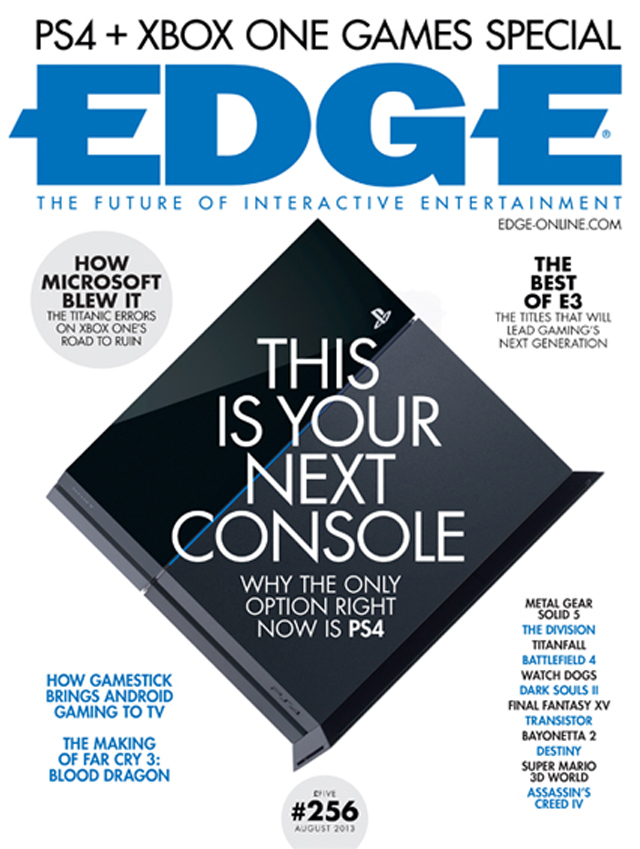La rivista EDGE si schiera con PS4 | Games Fanpage