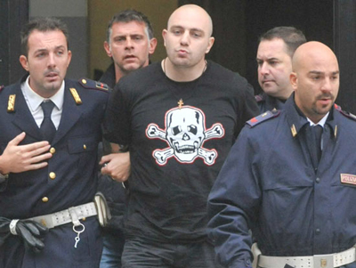 Scontri Italia-Serbia: Ivan Bogdanov è il capo ultras, foto e video