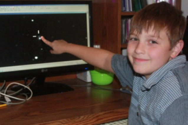 Scopre una supernova a 10 anni: il primato resta in famiglia