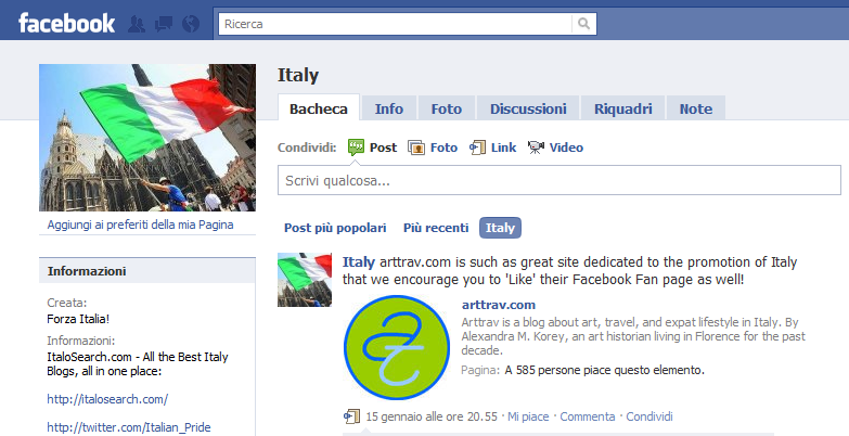 L'uso di Facebook in Italia: ecco l'infografica ufficiale