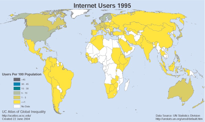 Internet nel 1995: facciamo un salto nel passato