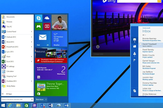 Il menu Start torna su Windows 8.1, ecco come sarà