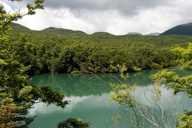 Alfedena, sciare in montagna vicino a Roccaraso