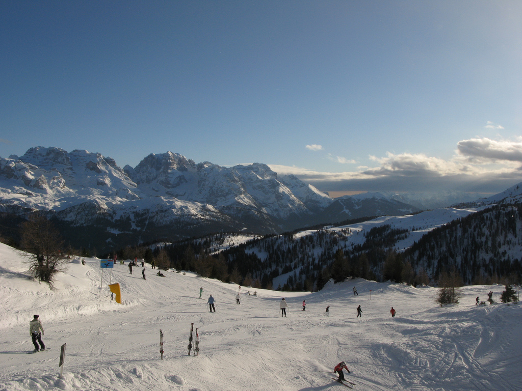 Il comprensorio sciistico di Marilleva e le piste del Trentino