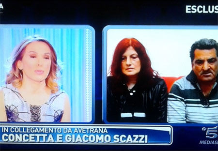 Concetta Serrano a Domenica Live: Per Michele Misseri provo compassione