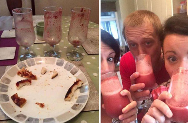 Usa la placenta della moglie in una pizza e in un cocktail e la mangia ...