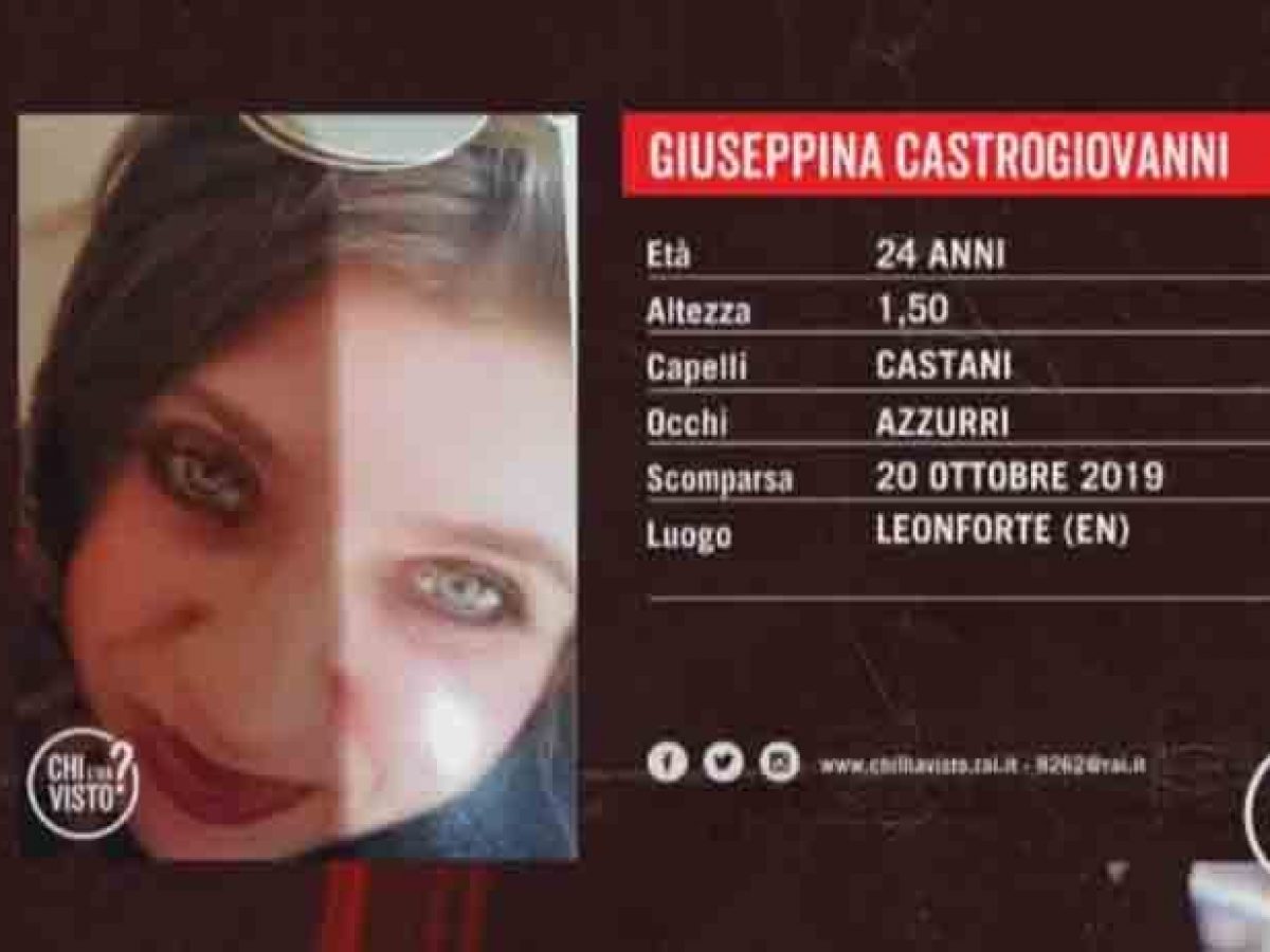 Enna, ritrovata Giuseppina Castrogiovanni