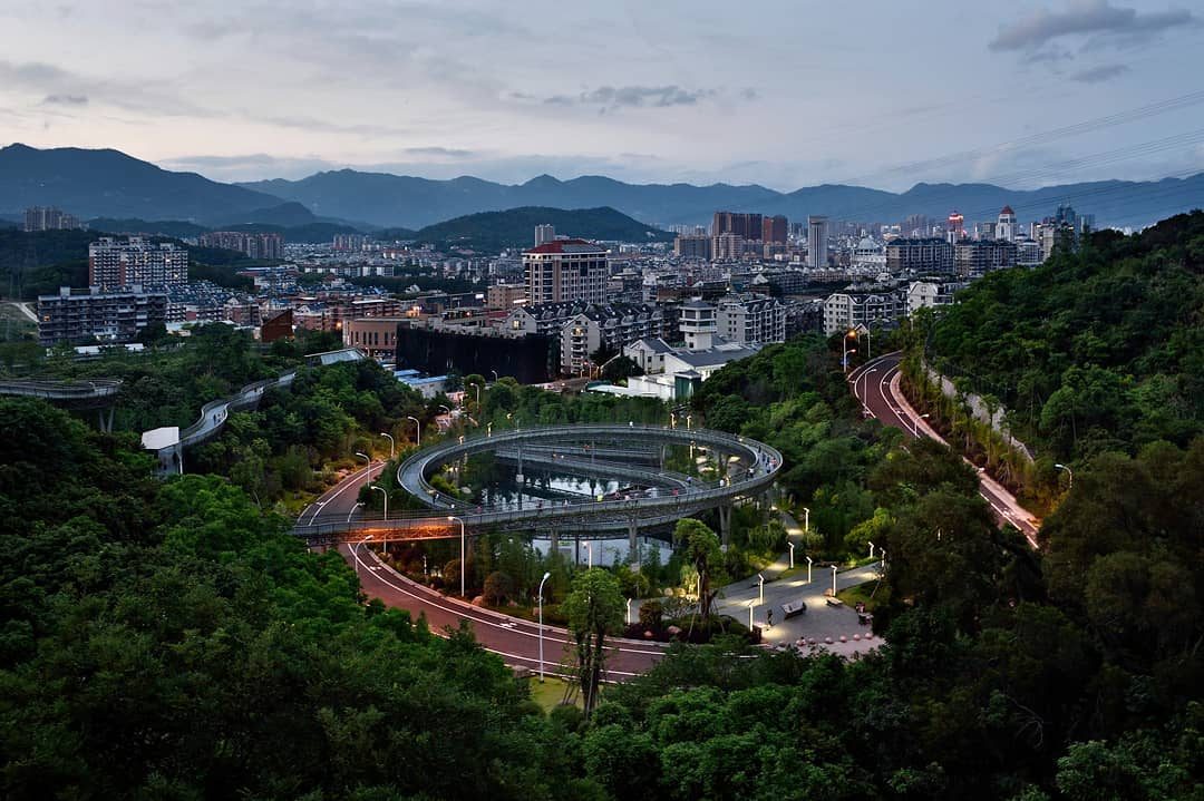 Fuzhou Forest Walkway, la passerella di 19 chilometri sospesa sui ...