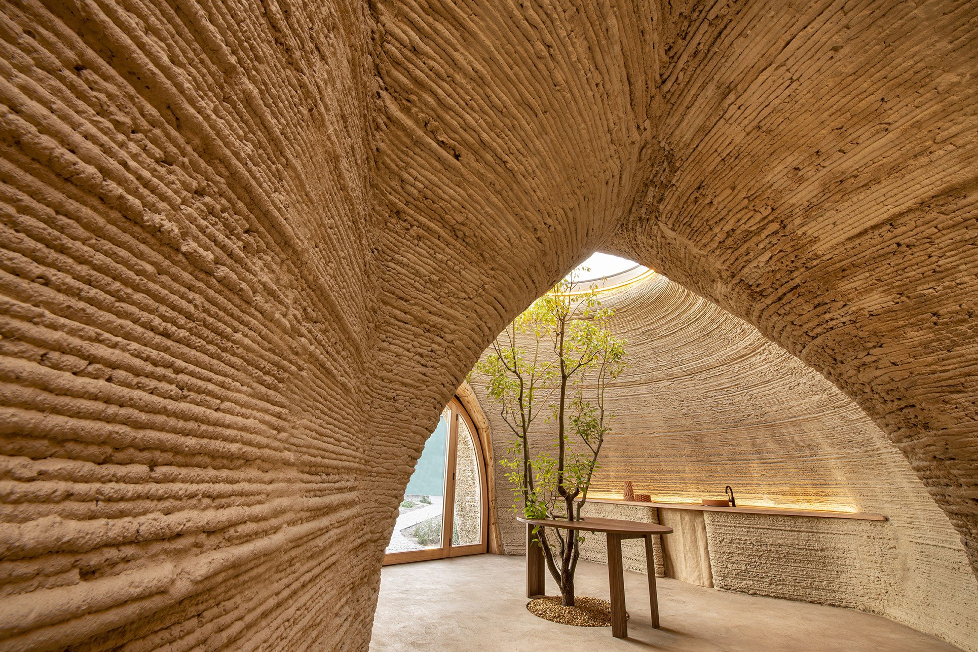 Com'è fatta la prima casa stampata in 3D in terra cruda