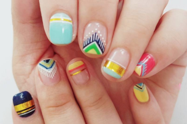 Le unghie della settimana: fringe nails