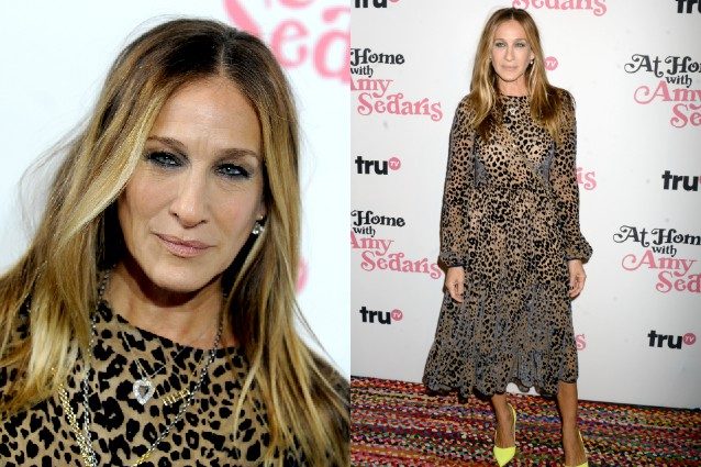 Sarah Jessica Parker come un leopardo: sfoggia la fantasia animalier ...