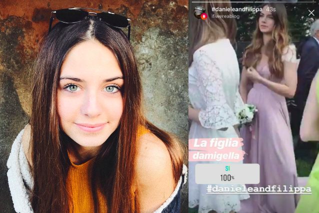 Stella Bossari in lilla: il look per il matrimonio di Daniele e Filippa ...