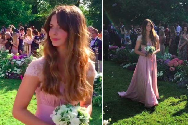 Stella Bossari in lilla: il look per il matrimonio di Daniele e Filippa ...