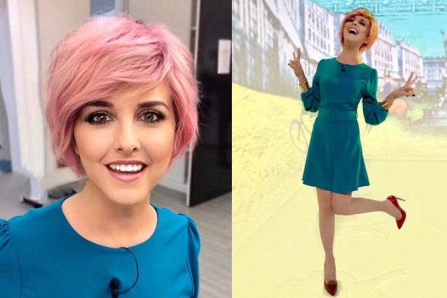 Nadia Toffa passa al rosa: a Le Iene con la nuova parrucca e i tacchi a ...