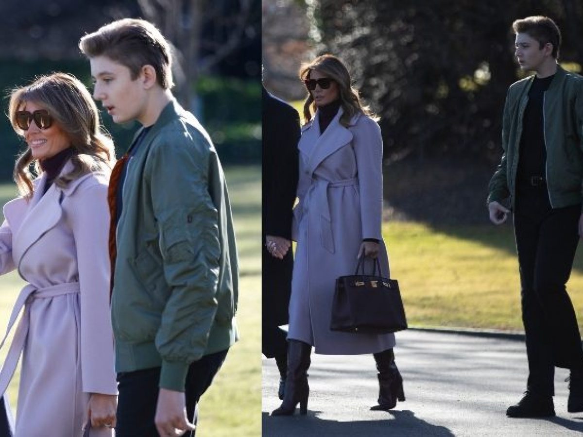 Melania Trump sempre più griffata ma il figlio Barron veste low-cost