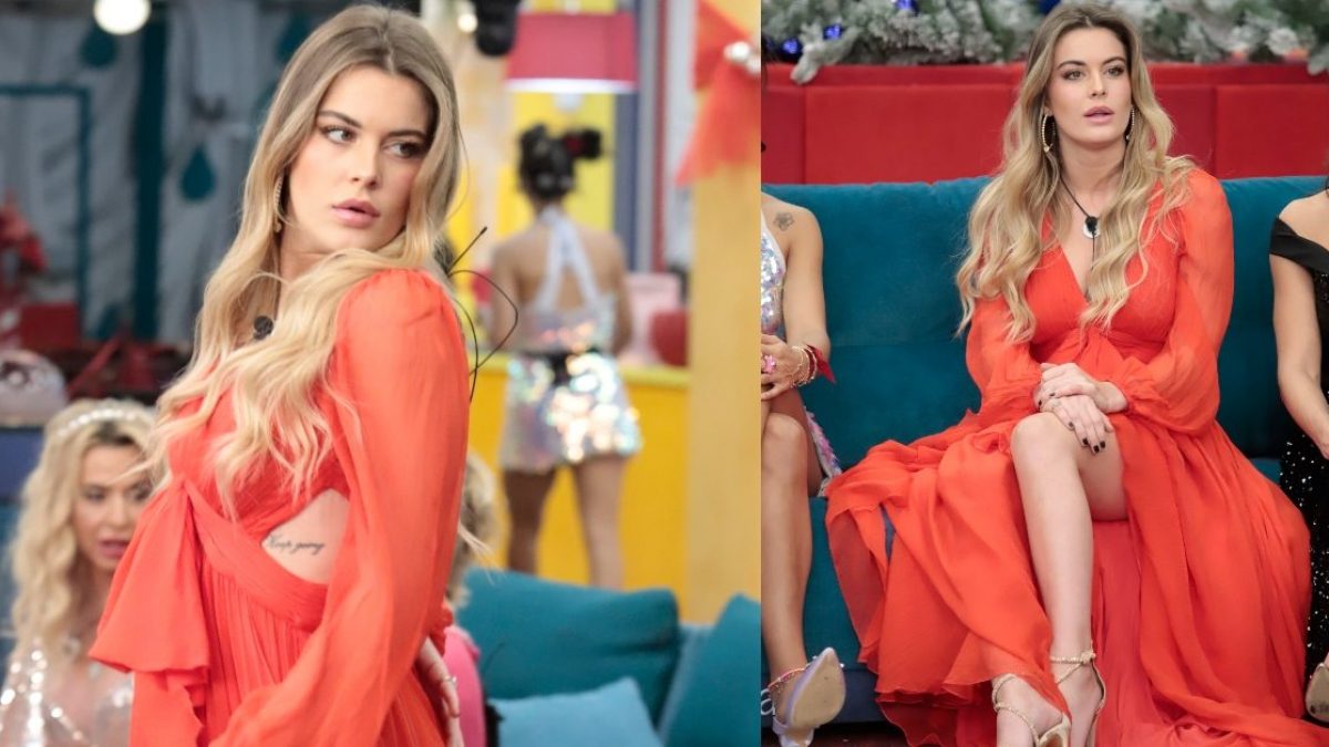 Sophie Codegoni dà il via alle feste al GF Vip 6: l'abito rosso col ...