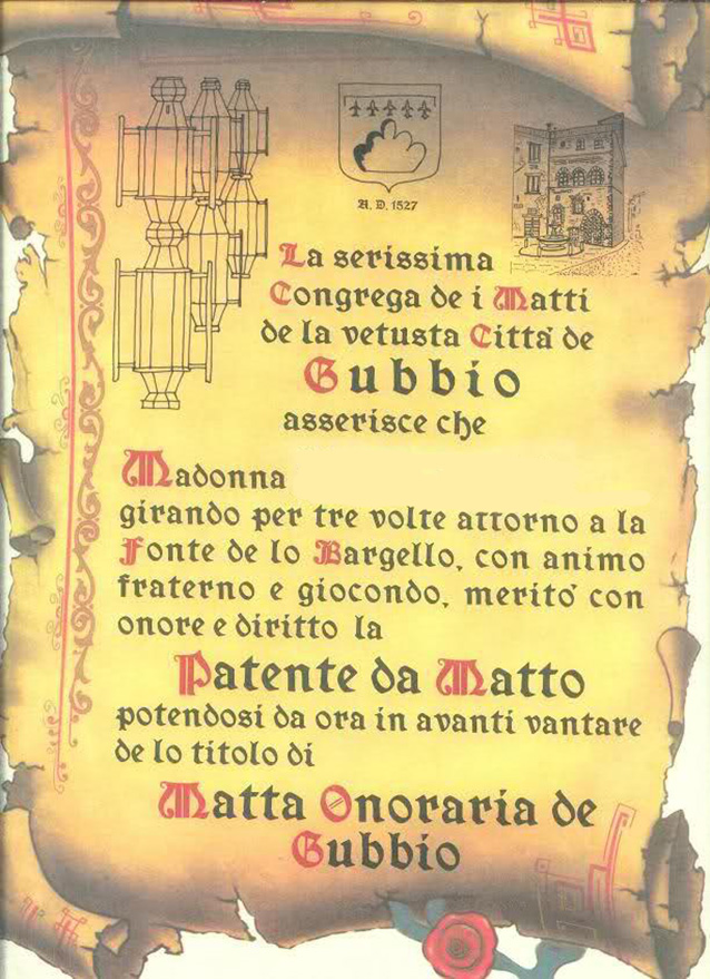 Fontana dei Matti a Gubbio