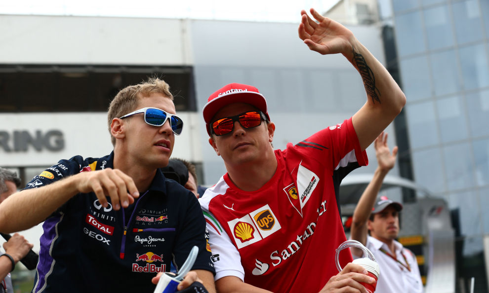Raikkonen su Vettel: Ferrari in alto con Seb