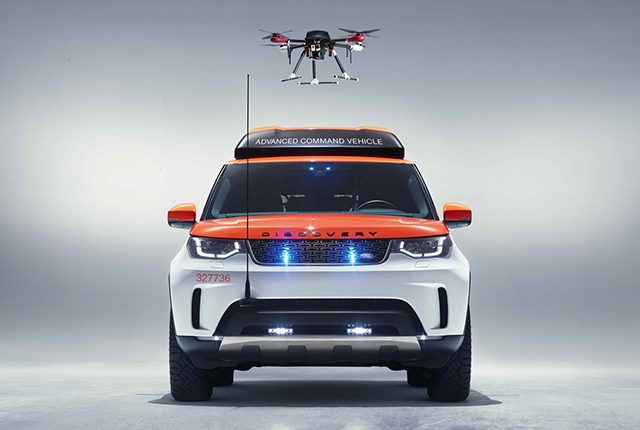 Project Hero, la Land Rover con drone integrato del Salone di Ginevra
