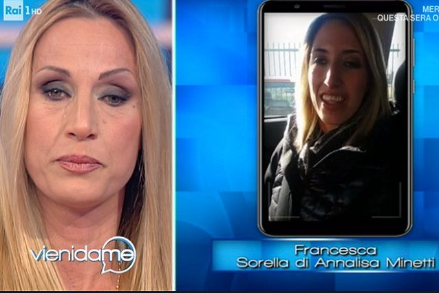 Annalisa Minetti in lacrime per la sorella, anche lei non vedente: Le ...