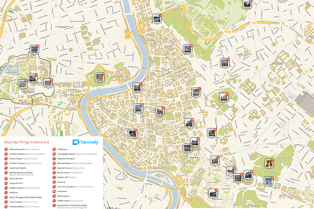 Mappe di Roma per non perdersi nella Capitale