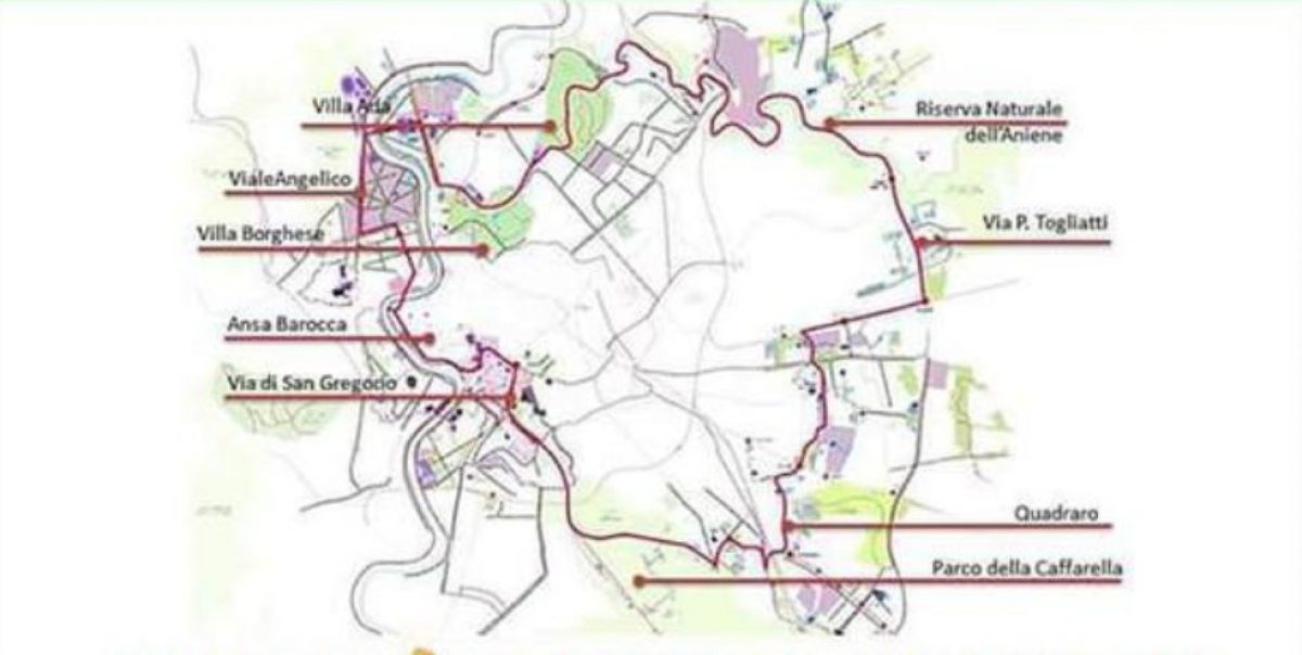 Presentata la mappa del Grab, il Grande Raccordo Anulare delle bici: 45 ...