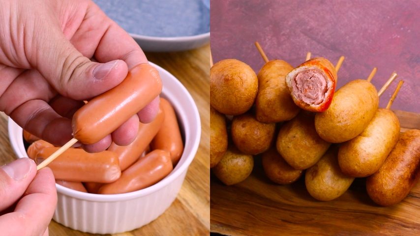 Mini corn dog: la ricetta dello street food americano