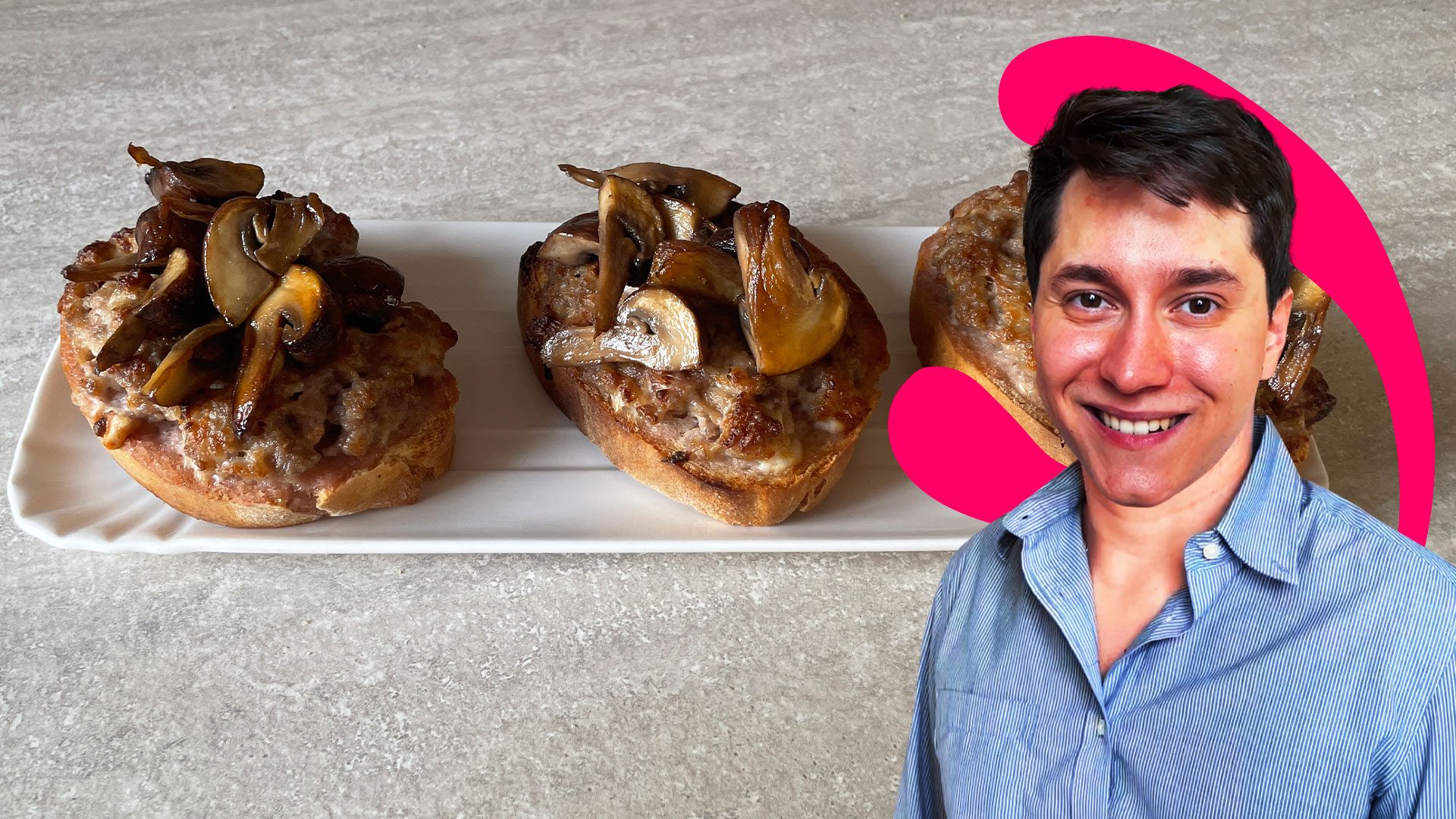 Crostone con salsiccia, stracchino e funghi: la ricetta dalla rubrica ...