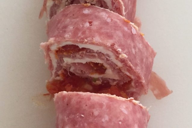 Sun-dried Tomato Salami Roll