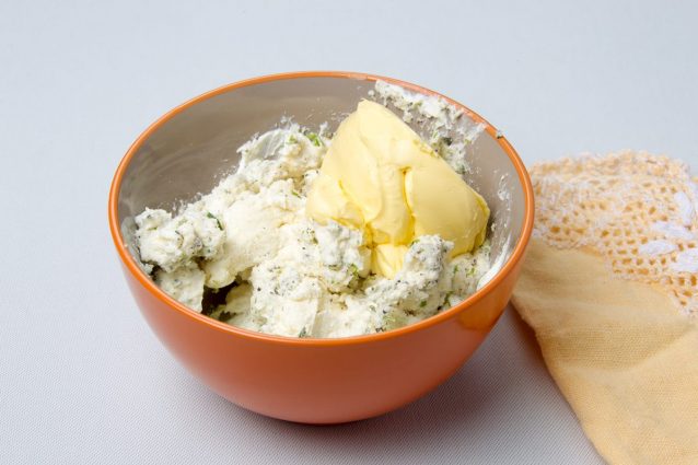Homemade Boursin cheese
