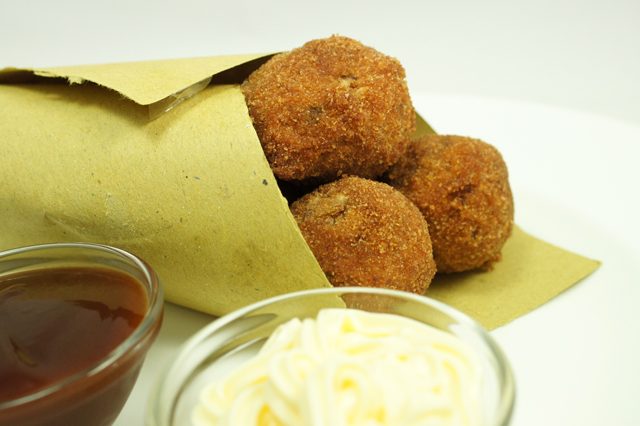 Deep-fried meatballs: a real treat for adults and children