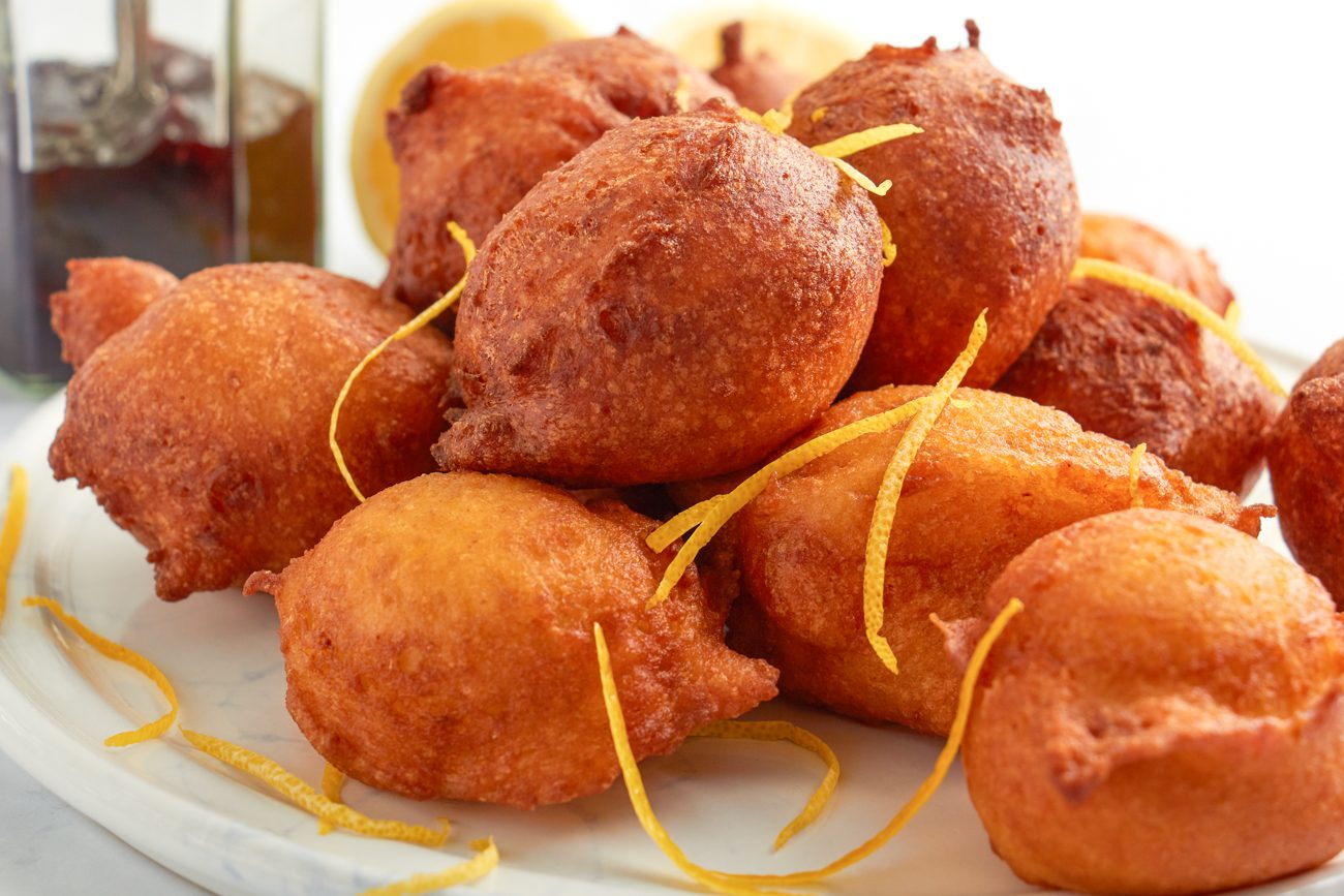 Lemon Ricotta Fritters: golden, light and fluffy