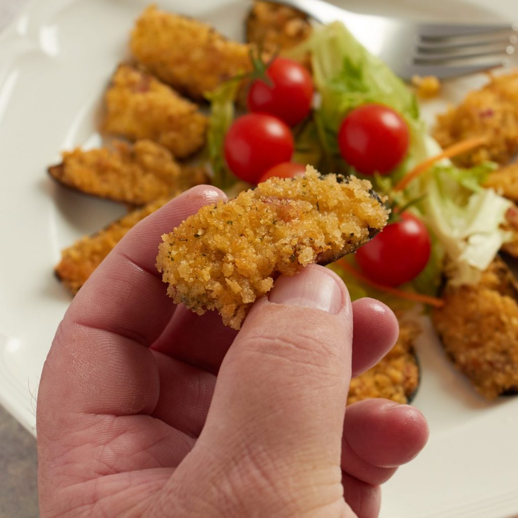 Tigres Spanish-style stuffed mussels: a popular seafood tapas dish