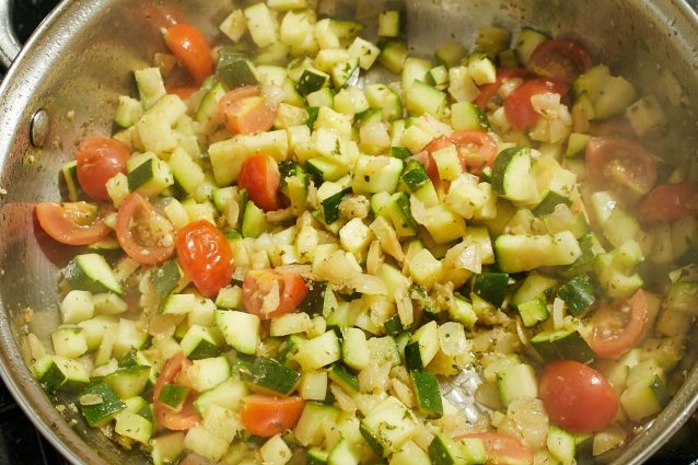 Fried Rice with Zucchini: easy and delicious mean dish