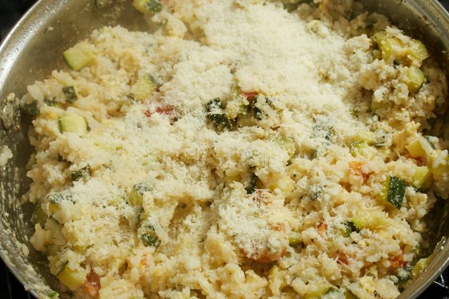 Fried Rice with Zucchini: easy and delicious mean dish