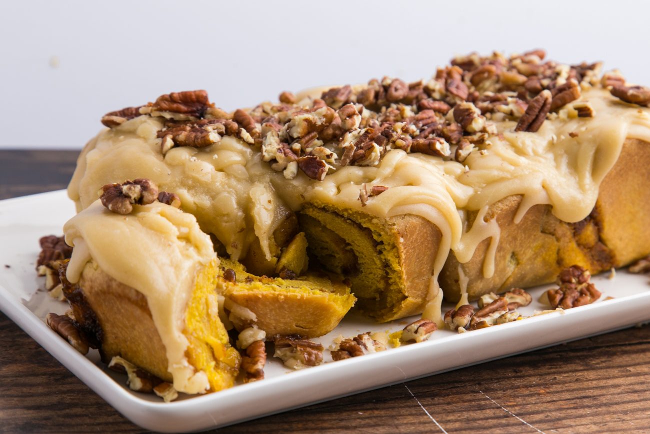 Pumpkin Pull-Apart Bread Recipe