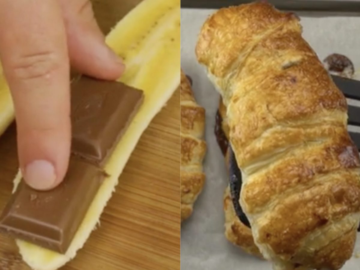 Puff pastry banana: is so simple to make, it's just like magic!