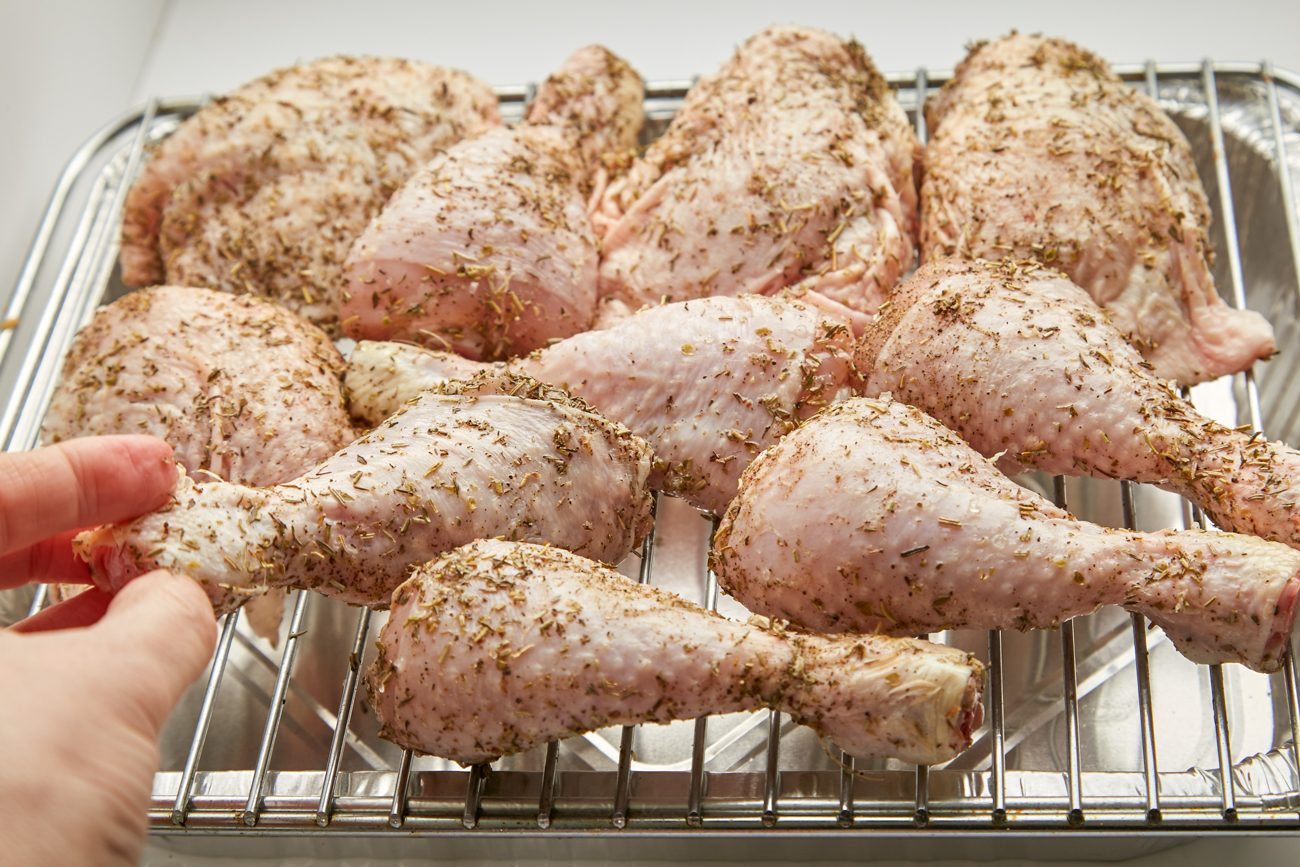 Crispy Herb Baked Chicken with Gravy
