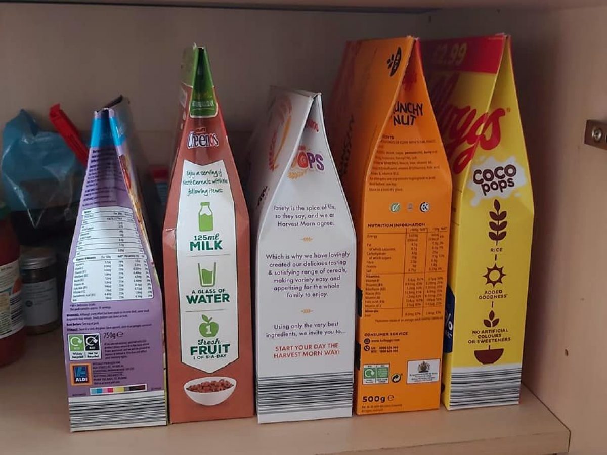 This Woman s Method Of Folding Cereal Boxes To Preserve Freshness Has
