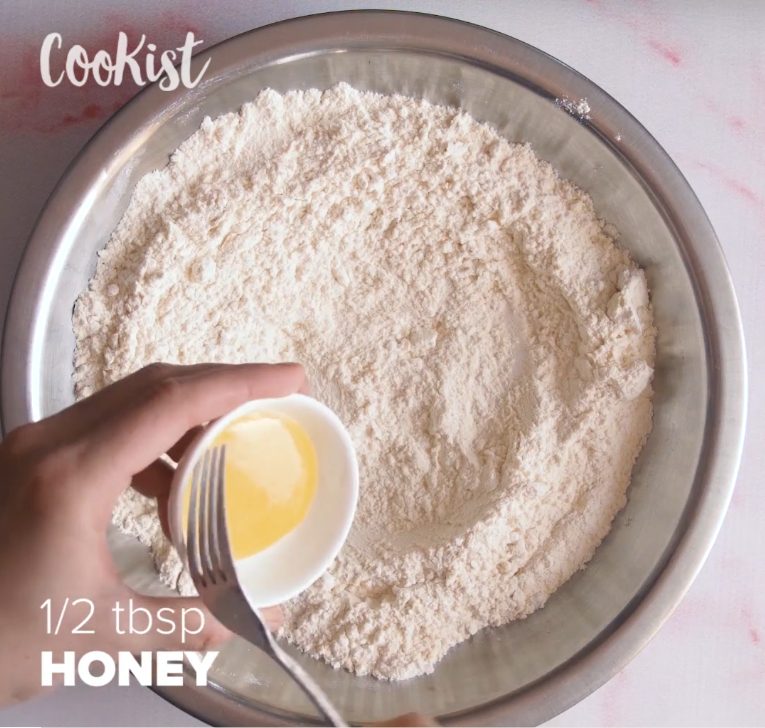 Arabian Pancakes With Honey