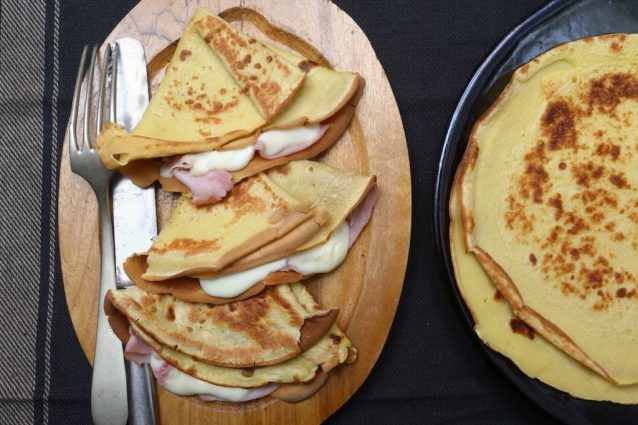 Ham and Cheese Crepes: the tasty recipe for savory crepes