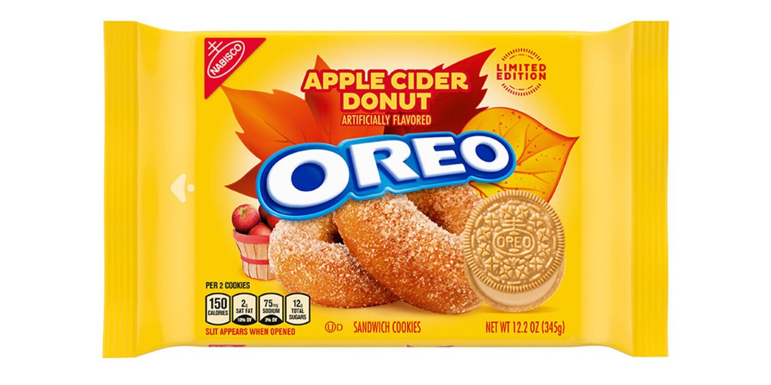 Oreo Set To Launch Apple Cider Donut Cookies – Looks Like They're Jump ...