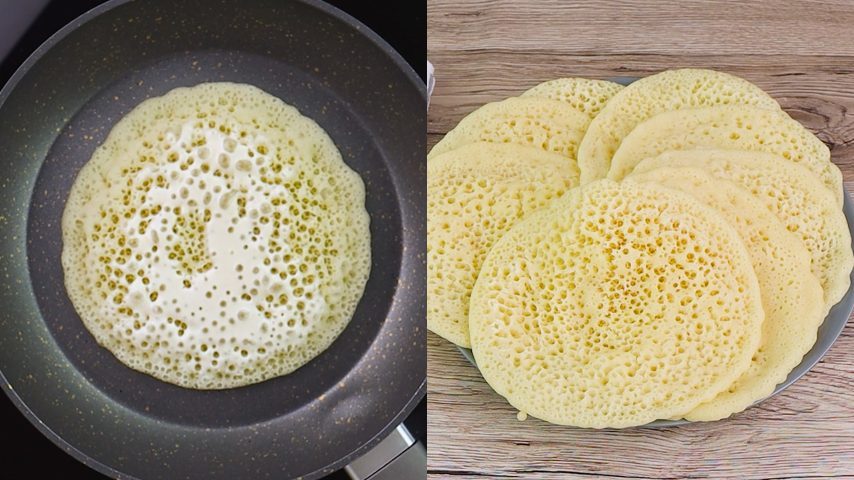 Baghrir Recipe (Moroccan Pancakes)
