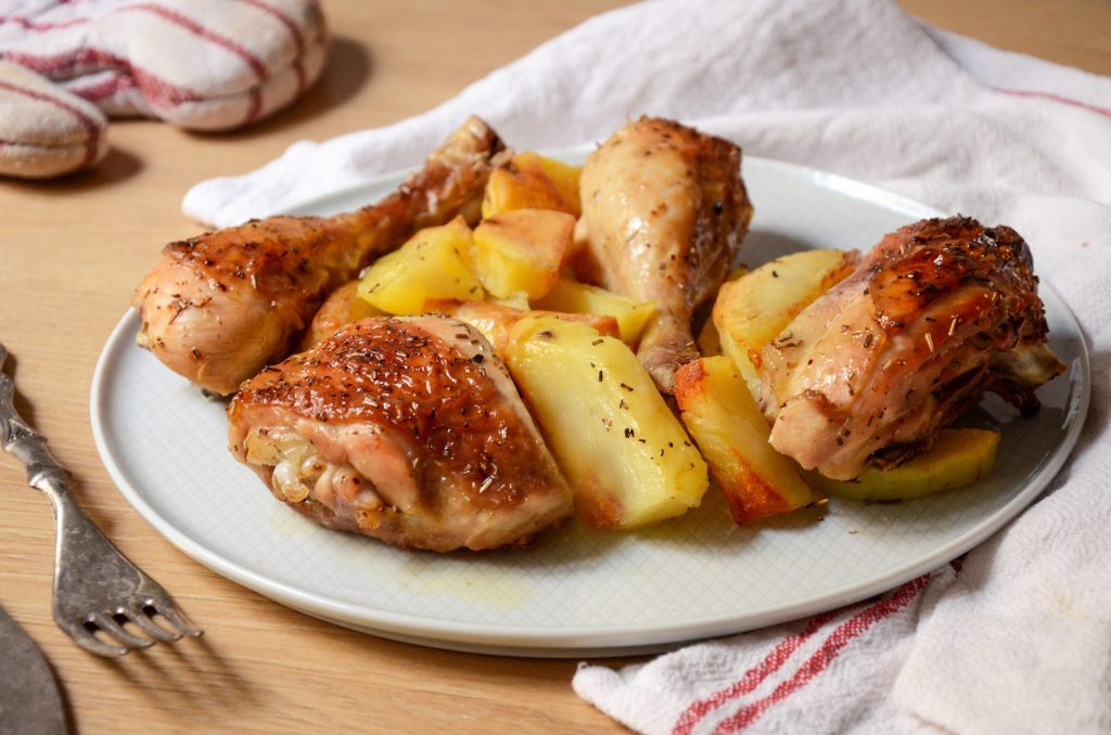 Baked Chicken with Potatoes Recipe
