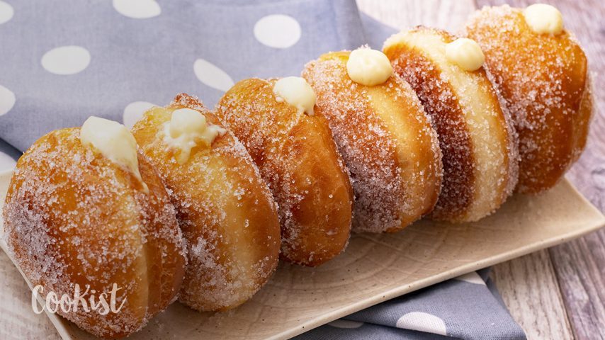 Cream Filled Doughnuts Recipe